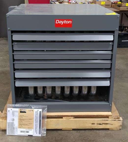 Dayton Natural Gas Convertible Venting Tubular Gas Fired Propeller Unit ...