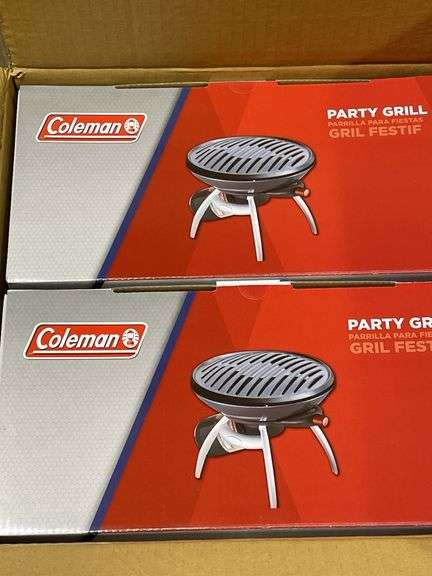 (OP) 4 Coleman Party Grills - Kraft Auction Service, LLC