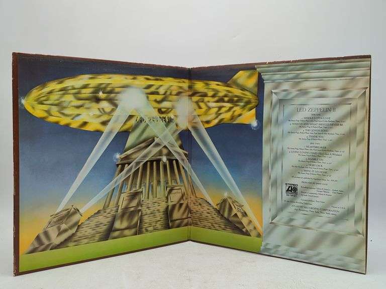(F) Led Zeppelin. "II" LP Record 33 RPM. No. SD 19127. - Kraft Auction ...