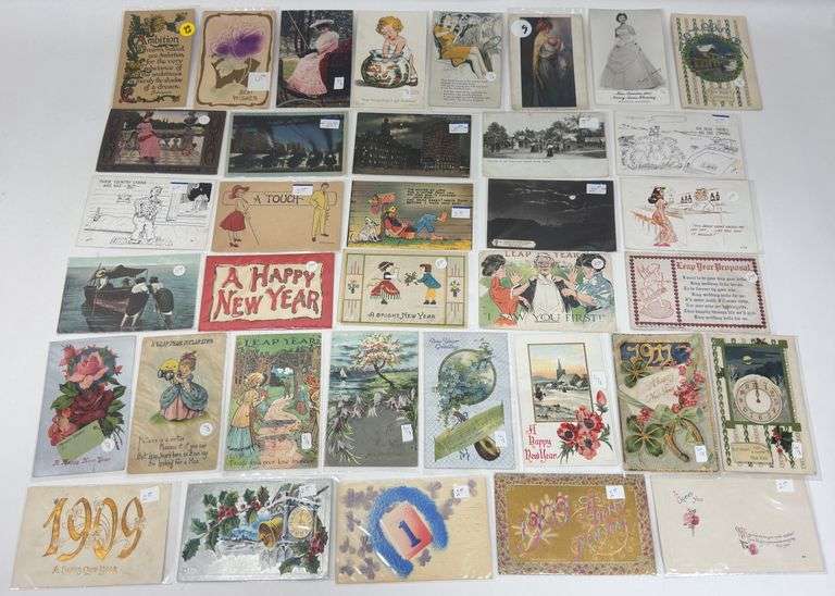 Lot Of Antique / Vintage Postcards - Kraft Auction Service, LLC