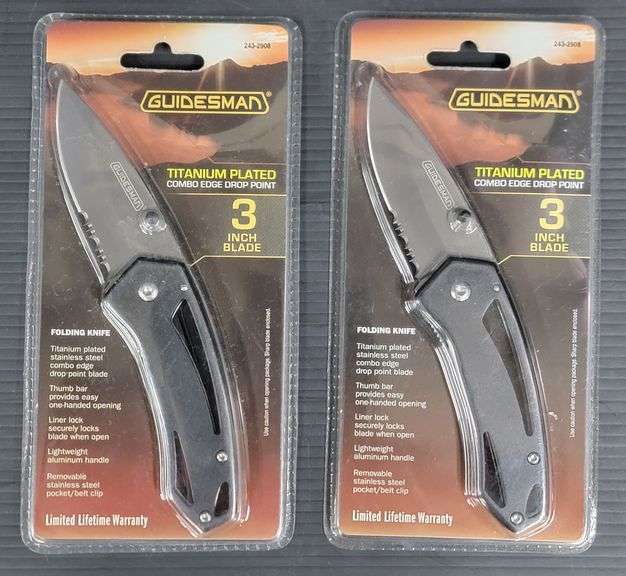 (T) Two Guidesman Folding Pocket Knives - Kraft Auction Service, LLC