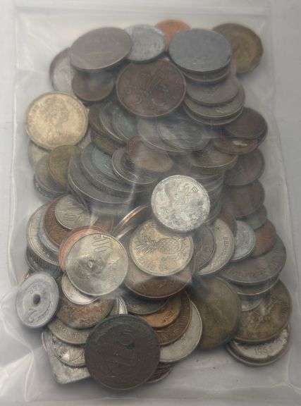 (KC) 1 Pound Foreign Assorted Coins - Kraft Auction Service, LLC