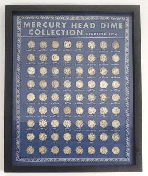 1916-1944 Near Complete Mercury Dime Set - Kraft Auction Service, LLC