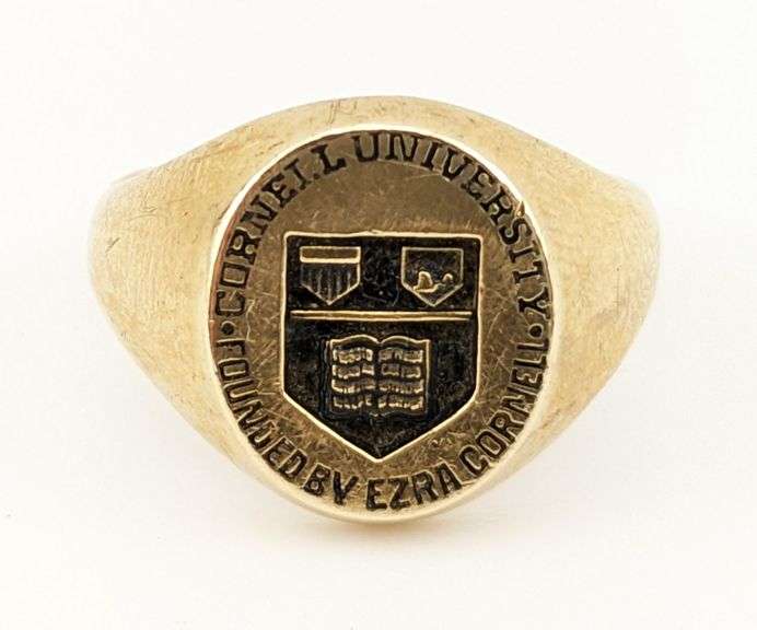 10K Yellow Gold Cornell University Class Ring - Kraft Auction Service, LLC