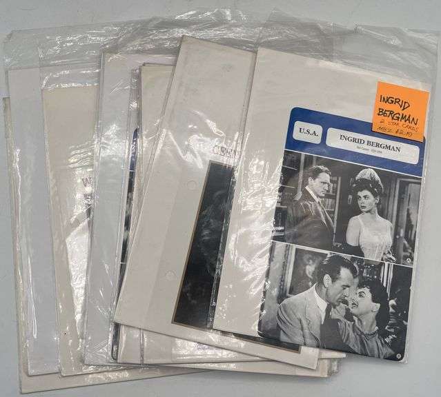 (AO) Celebrity Biography Cards - Kraft Auction Service, LLC