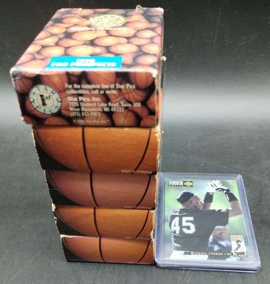 (P) Michael Jordan collectable baseball cards and more - Kraft Auction ...