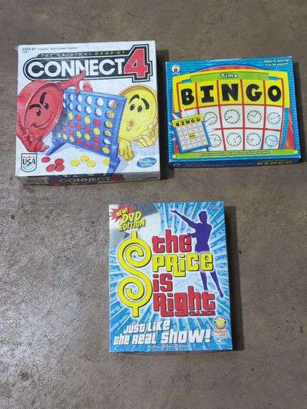 (T) Family Games. Bingo, Connect 4 , the Price is Right, Scene it , and ...