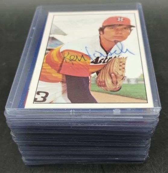 (J) Baseball autograph cards 25 total JSA authentication - Kraft ...