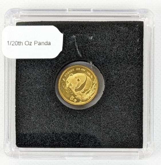 1987 5-Yuan China Panda Cold Coin - Kraft Auction Service, LLC