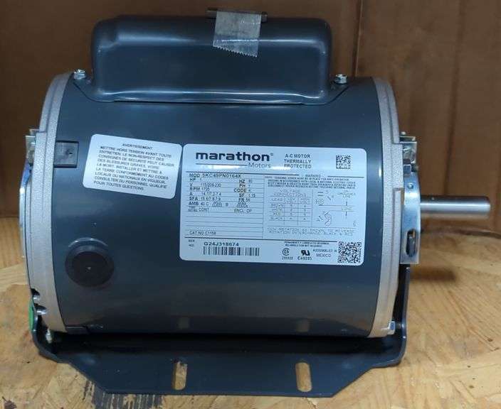 Marathon Motor 115V - Kraft Auction Service, LLC