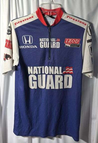 (J) 11 Racing Indy Black Panther Racing Blue National Guard Shirts ...