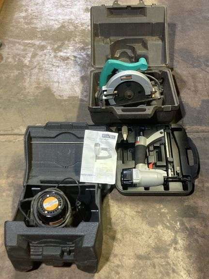 (F) 3 Boxed Power-tools Including Craftsman Commercial Router model no ...