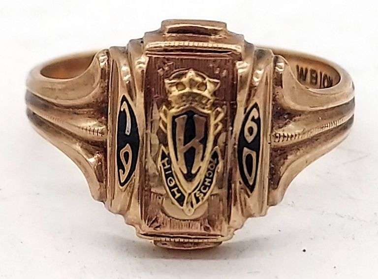 (I) 10k Rose Gold Class Ring - Kraft Auction Service, LLC