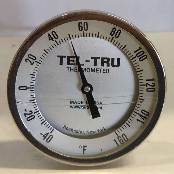 Tel-Tru Thermometer 14"L (Model AA575R) - Kraft Auction Service, LLC