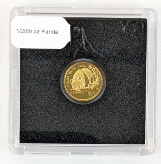1987 5-Yuan China Panda Cold Coin - Kraft Auction Service, LLC