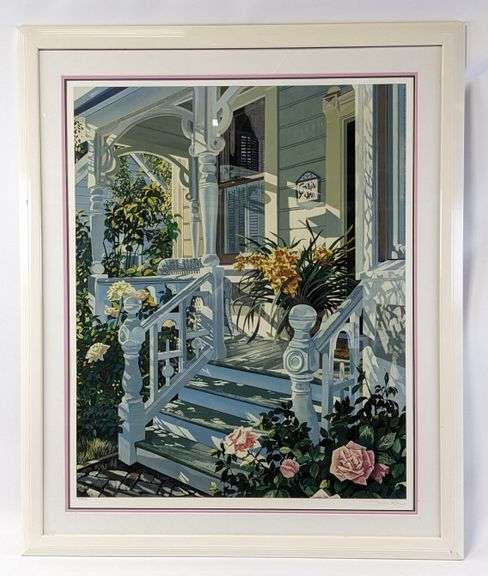 Susan Rios "Emily's Inn" Signed/Numbered Serigraph - Kraft Auction ...