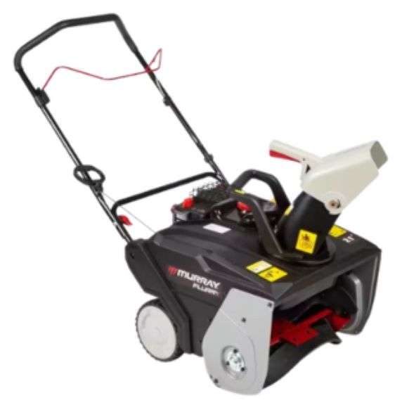 (CC) Murray Flurry Single-Stage Gas Snow Blower - Kraft Auction Service ...