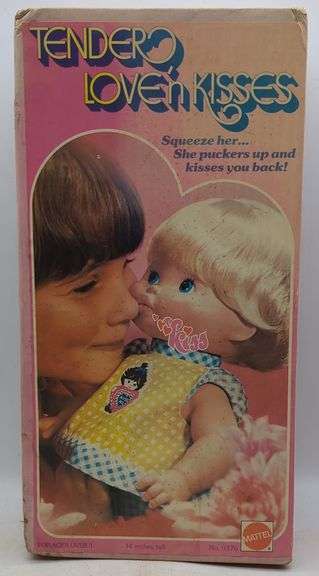 (F) Tender Love 'n Kisses by Mattel. 14" doll in the box. - Kraft Auction Service, LLC