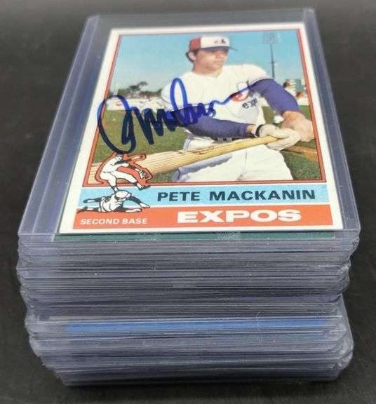 (J) Baseball autograph cards 25 total JSA authentication - Kraft ...