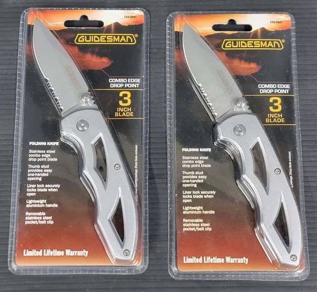 (T) Two Guidesman Folding Pocket Knives - Kraft Auction Service, LLC