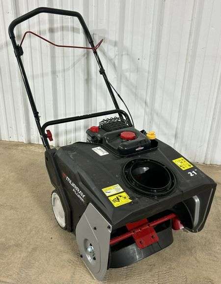 (DZ) Murray Flurry 21” Single Stage Gas Snowblower - Kraft Auction ...
