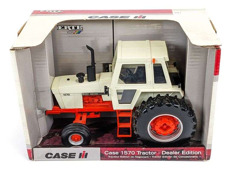 1/16 Ertl Case 1570 Tractor w/ Cab - Dealer Edition - Kraft Auction ...