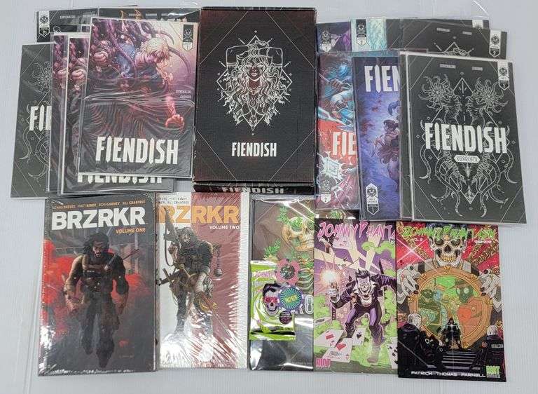 (V) 21 Book Collection. Fiendish, Johnny Phantasm, And Brzrkr. - Kraft ...