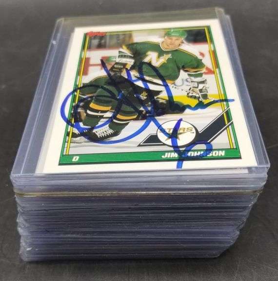 (J) Hockey autograph cards 25 total JSA authentication - Kraft Auction ...
