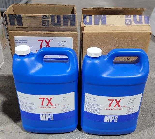 2 Gallons MP Bio 7X O-Matic Cleaning Solution - Kraft Auction Service, LLC