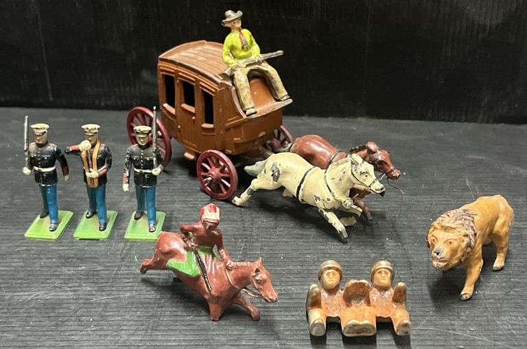 (A) Lot Of Metal Toys. - Kraft Auction Service, LLC
