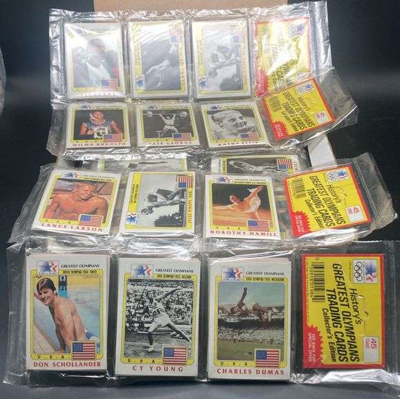 (J) 1983 Olympic rack packs collector cards 22 total - Kraft Auction ...