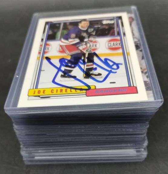 (J) Hockey autograph cards 25 total JSA authentication - Kraft Auction ...