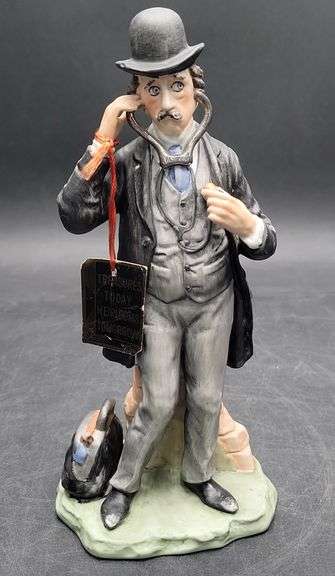 (P) Arnart Pucci Porcelain Doctor Figurine - Kraft Auction Service, LLC