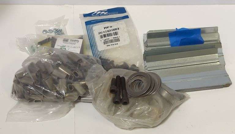 Rack Screws, 1/8" Oval Crimping Sleeve, Compression and Cutting Tool ...