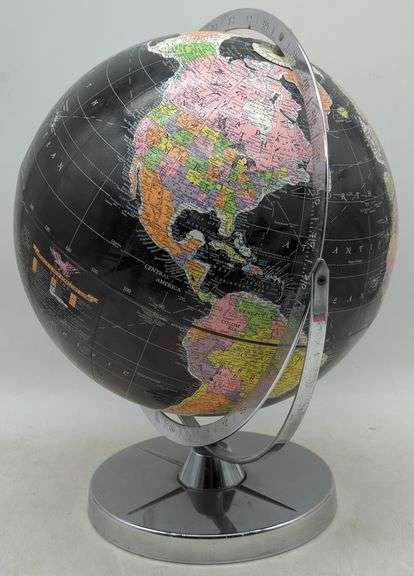 (HI) Replogle 12 inch Starlight Globe. On Turning Stand. Overall Height ...