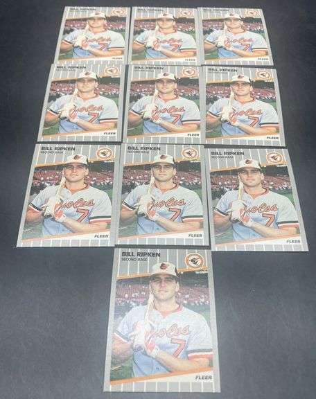 (P) Billy Ripken 1989 baseball error black box bat collector cards ...