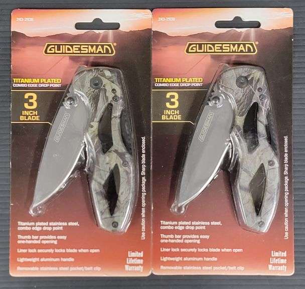(T) Two Guidesman Folding Pocket Knives - Kraft Auction Service, LLC