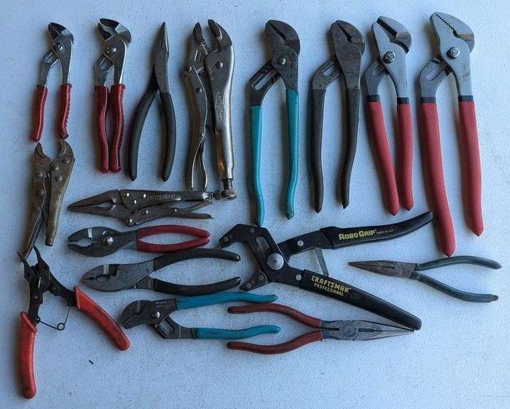 Groove Joint Pliers, Robo Grip Pliers, Snap Ring Pliers, and More ...
