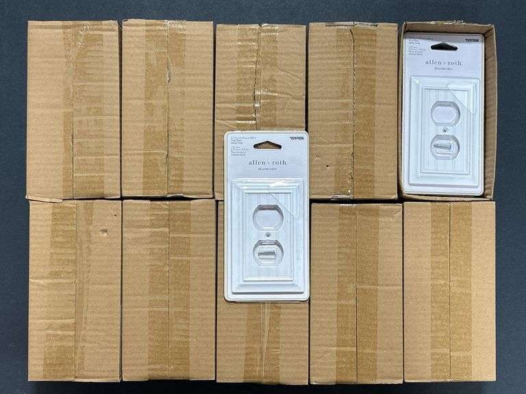 (CY) Allen + Roth Beadboard Wall Plates - Kraft Auction Service, LLC