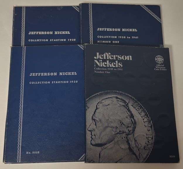 164 Jefferson Nickels in 4 Binders 1938-1961 - Kraft Auction Service, LLC