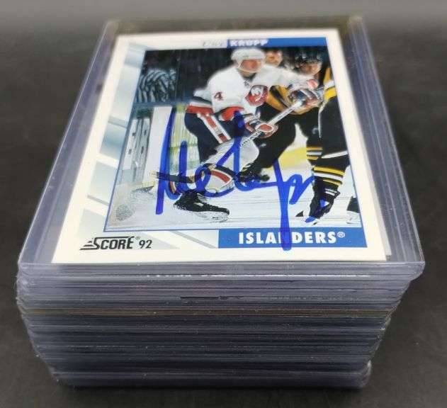 (J) Hockey autograph cards 25 total JSA authentication - Kraft Auction ...