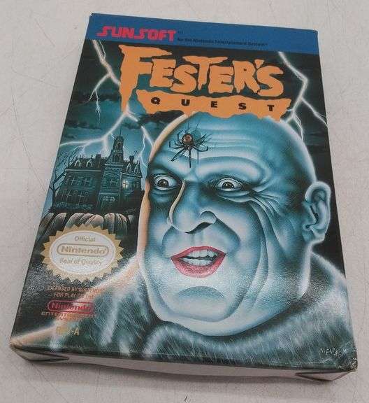 (HI) Sunsoft Nintendo Game Fester's Quest - Kraft Auction Service, LLC