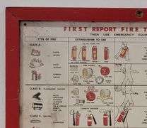1961 Detroit Edison Co. Fire Equipment Poster - Kraft Auction Service, LLC