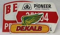 Polycarbonate Advertising 1 Sided Signs Inc, DEKALB (24"×13") & Pioneer ...