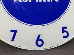 Original Vintage St. Joseph Aspirin Glass PAM Clock Face - Kraft ...