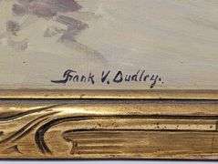 Frank Dudley Indiana Dunes Landscape Oil On Canvas - Kraft Auction ...
