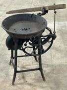 (JJ) Cast Iron Portable Hand Crank Coal Forge - Kraft Auction Service, LLC