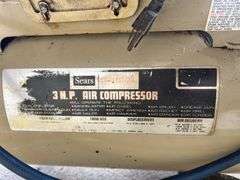(F) Sears Craftsman Air Compressor - Kraft Auction Service, LLC