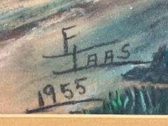 (AB) Painting Of A House In A Forest - Kraft Auction Service, LLC