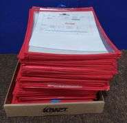 Red Laminated Paper Covers - Kraft Auction Service, LLC